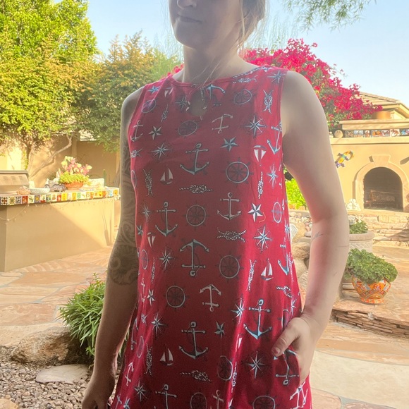 Quacker Factory | Dresses | Quaker Factory Anchor Dress | Poshmark